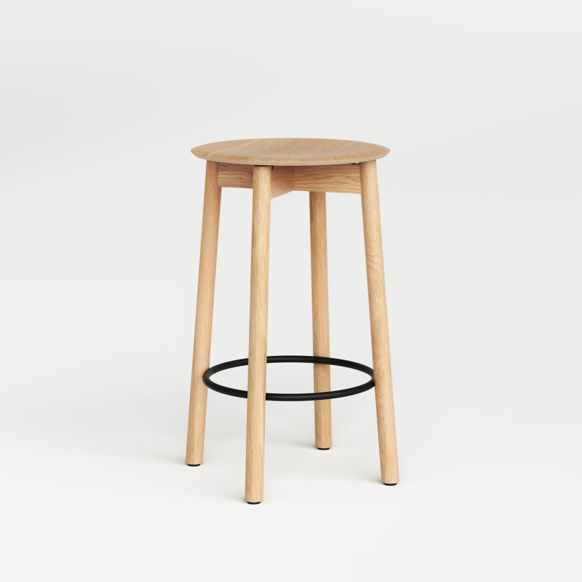 SSD Counter Stool 65cm - Full Oak Wood By Tiptoe | Jardin NZ